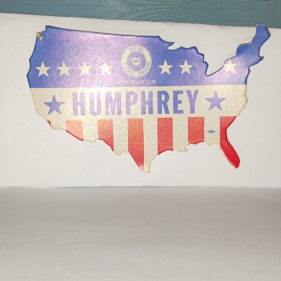 Other | Vintage Humphrey Campaign Stickers Very Collectible Stock Qty ...